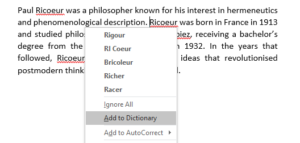Customizing the Spellchecker in Microsoft Word | Proofed’s Writing Tips