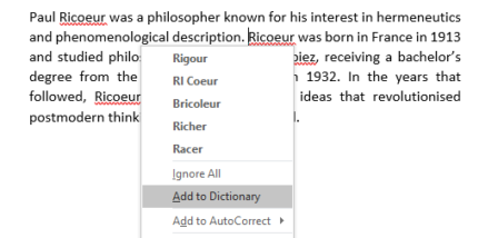 Customizing the Spellchecker in Microsoft Word | Proofed’s Writing Tips