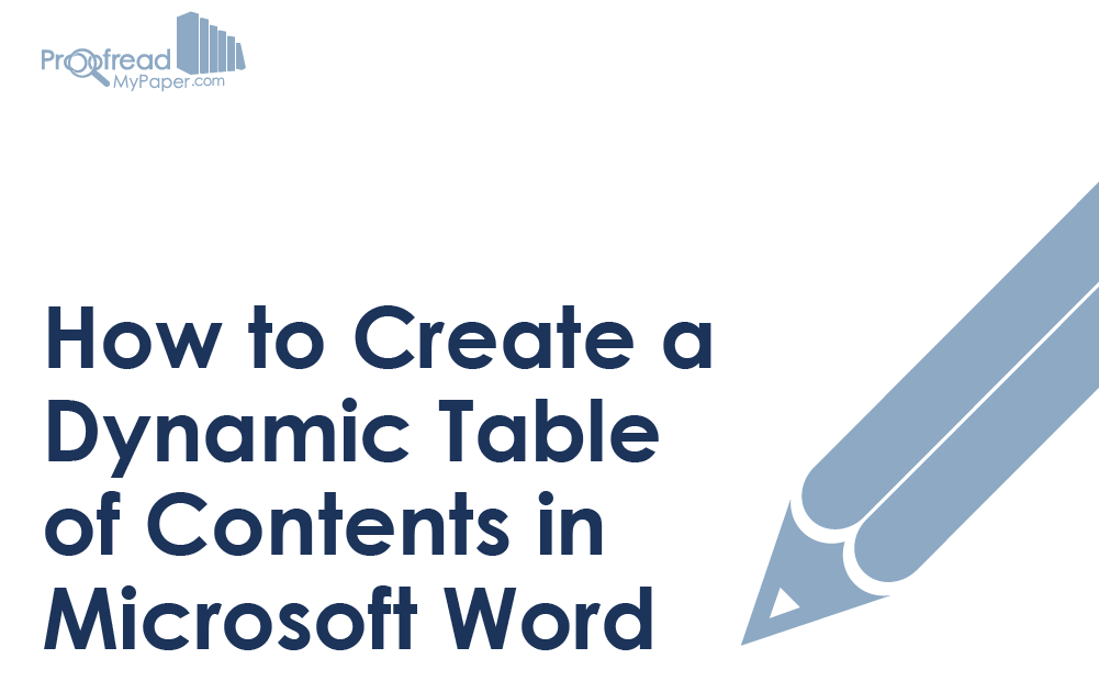 How To Create A Dynamic Table Of Contents How To Create A Dynamic Table Of Contents