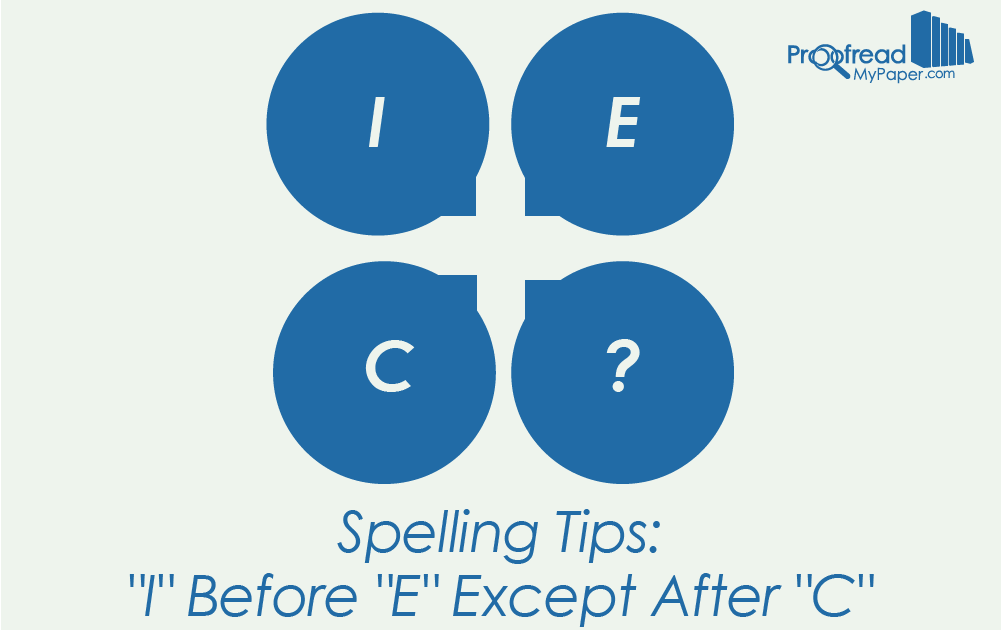 Spelling Tips: I Before E Except After C