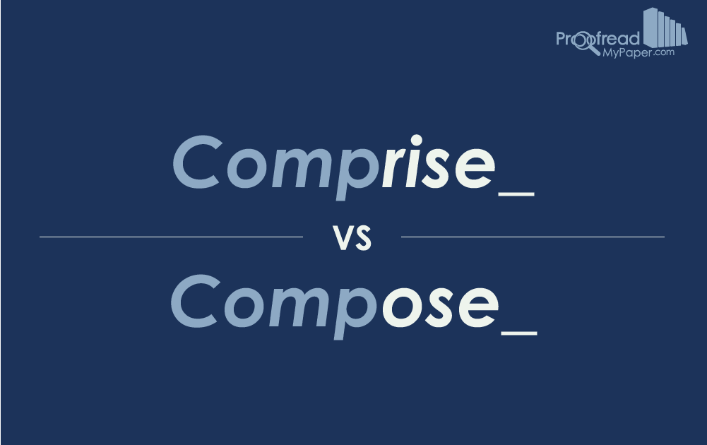 Word Choice: Comprise vs. Compose