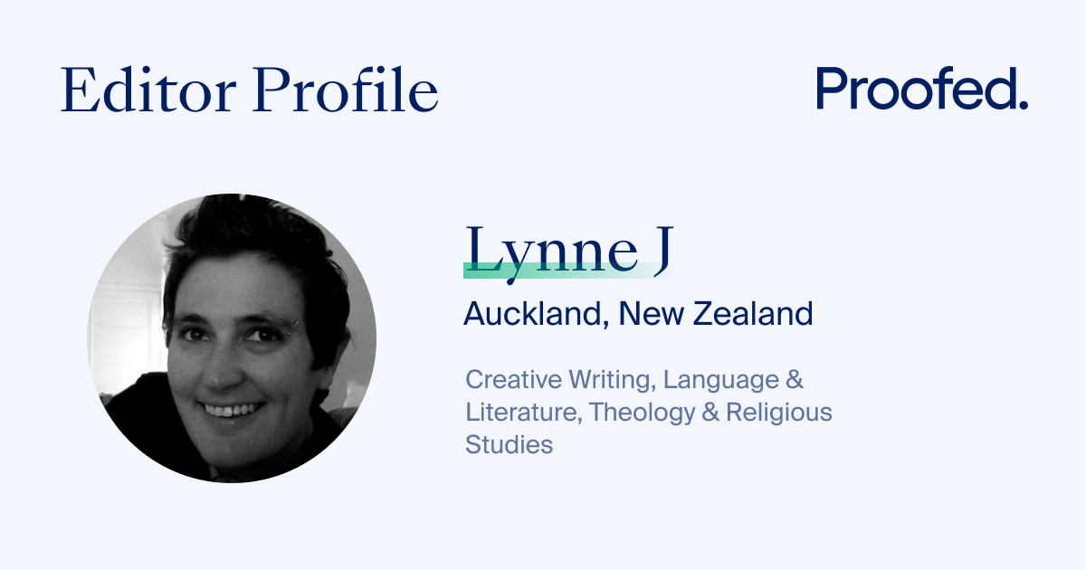 Lynne J | Our Editors | Proofed