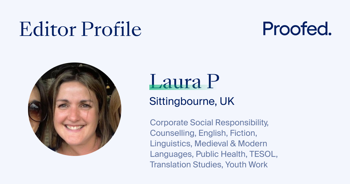 Laura P | Our Editors | Proofed