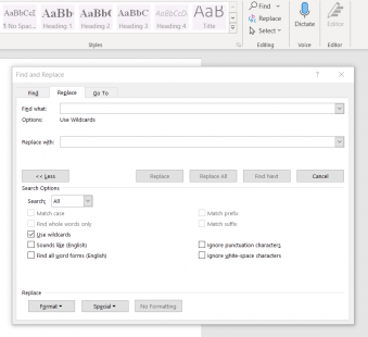 How to Use Wildcards to Search a Document in Microsoft Word | Proofed