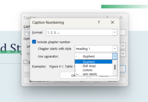 How to Add Chapter Numbers to Captions in Microsoft Word | Proofed