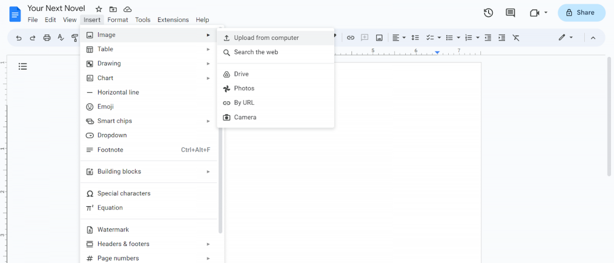 The Complete Guide to Writing a Novel in Google Docs | Proofed's ...