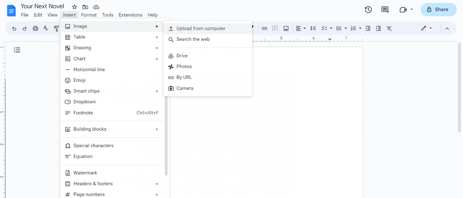 The Complete Guide to Writing a Novel in Google Docs | Proofed's ...