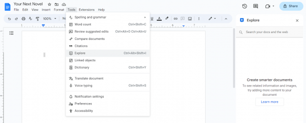The Complete Guide to Writing a Novel in Google Docs | Proofed's ...
