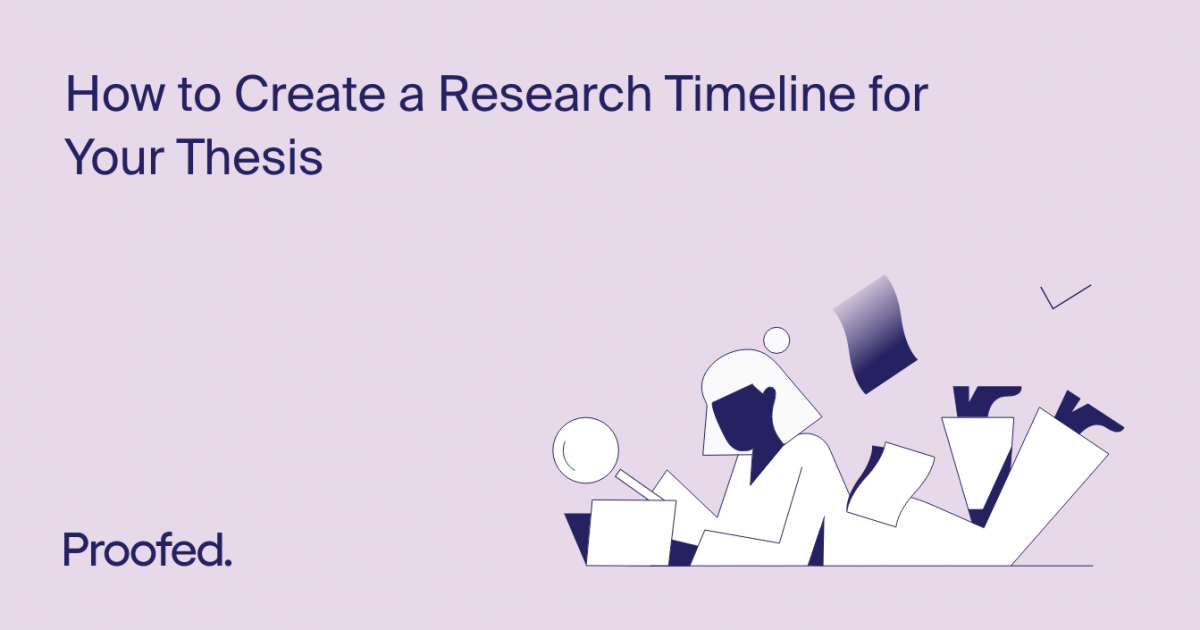 How to Create a Research Timeline for Your Thesis | Proofed's Writing Tips