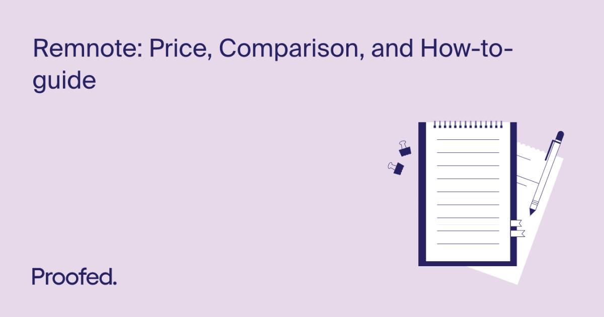 RemNote: Price, Comparison, and How-To Guide | Proofed's Writing Tips