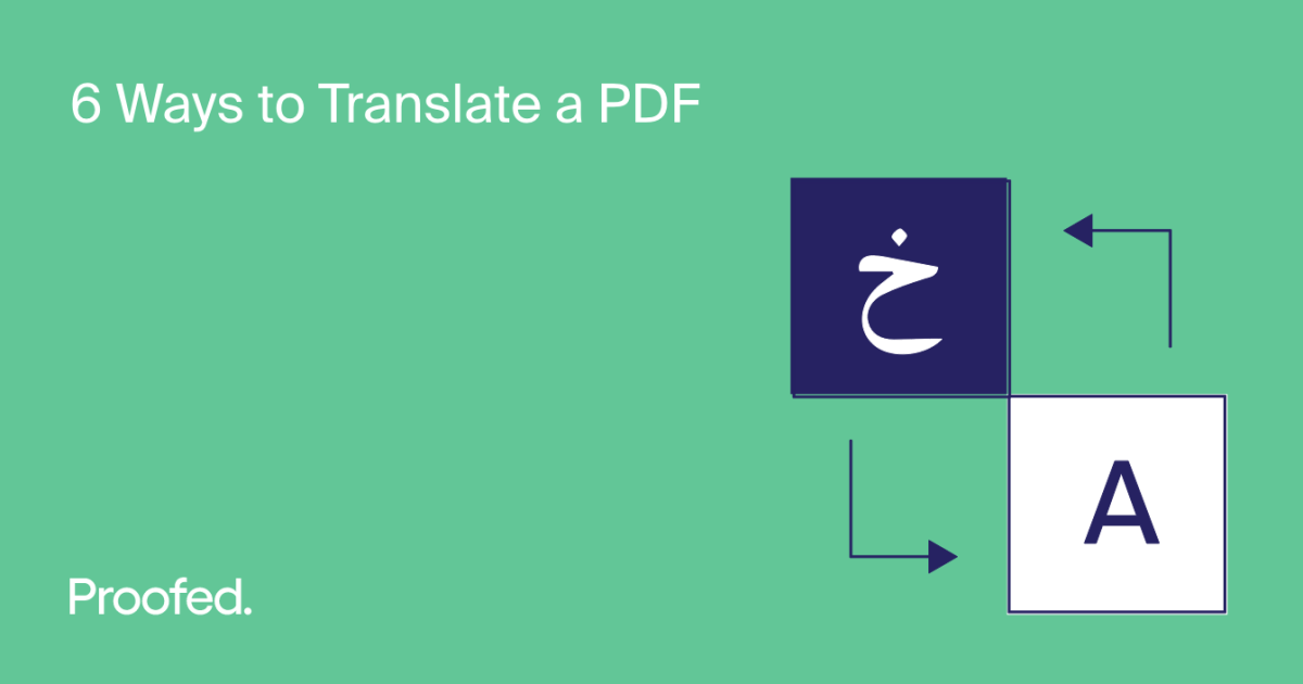 Six Ways to Translate a PDF | Proofed's Writing Tips